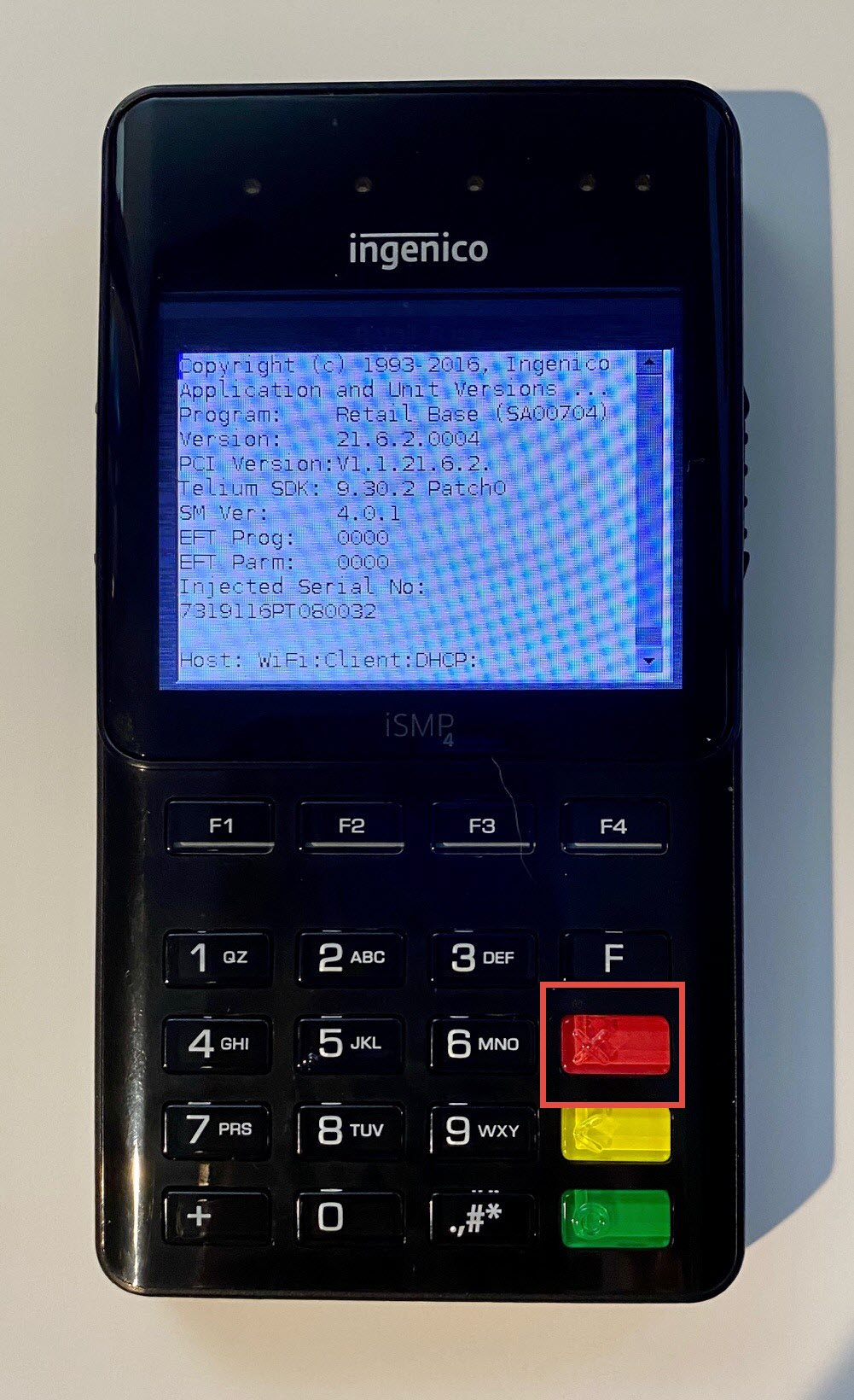 Establishing Your Credit Card iSMP4 WiFi Configuration – PROSALE