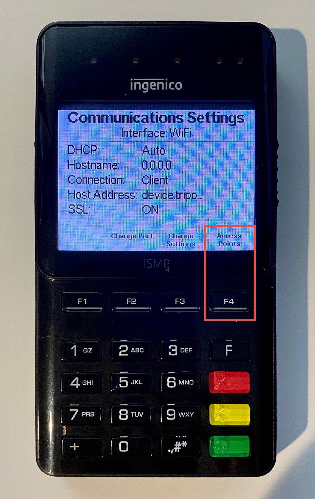 Establishing Your Credit Card iSMP4 WiFi Configuration – PROSALE