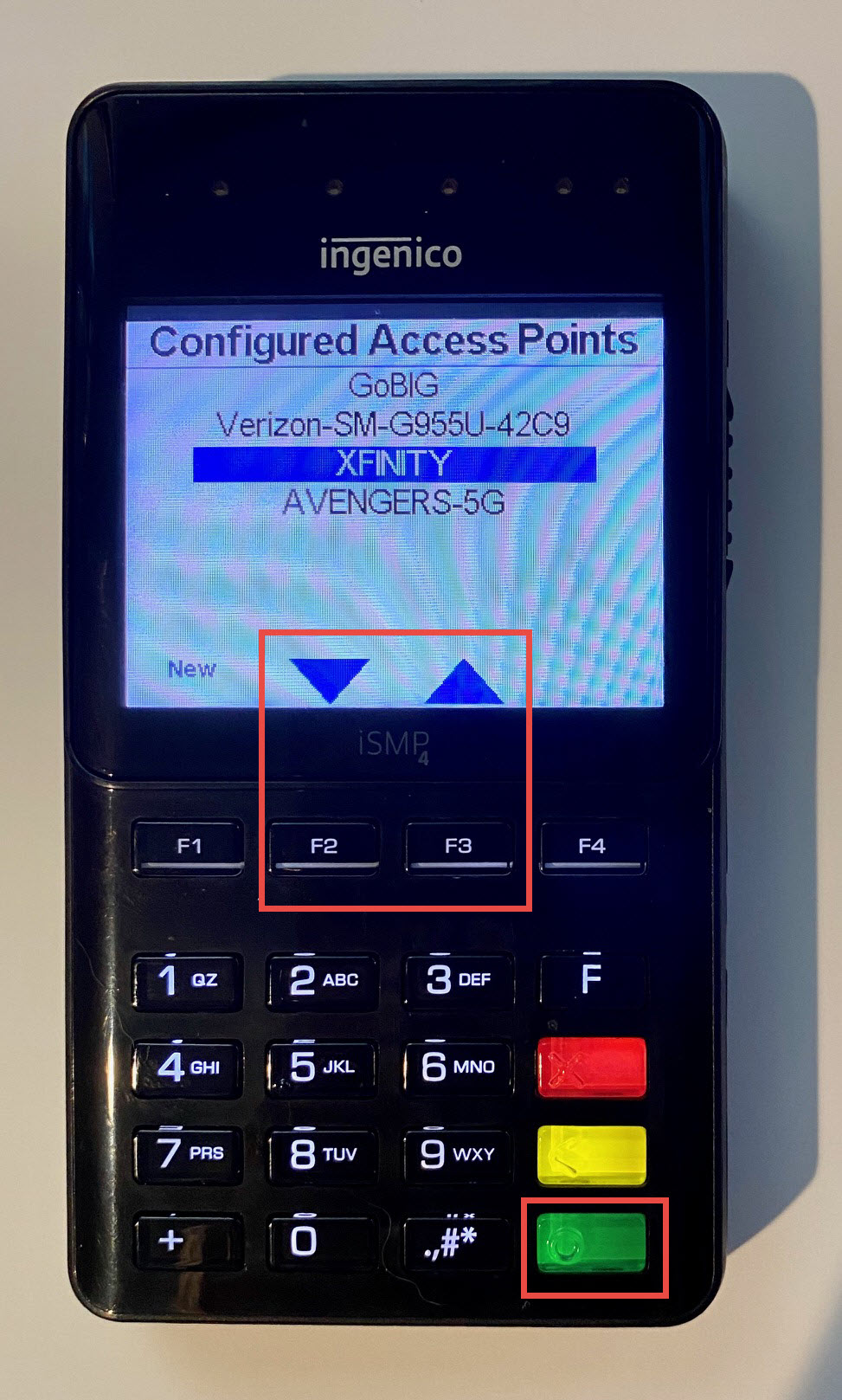 Establishing Your Credit Card iSMP4 WiFi Configuration – PROSALE